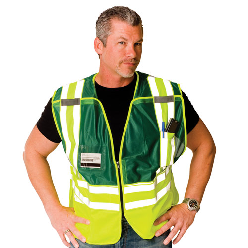 Incident Command Safety Vest | 302-PSV-GRN302-PSV-GRN-M/XL, 302-PSV ...