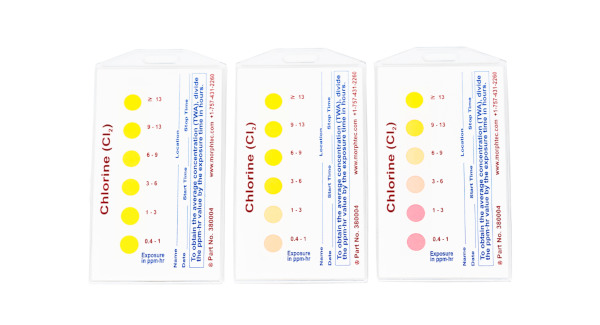 Chlorine ChromAir Chemical Exposure Monitoring Badges | 380004-10 ...
